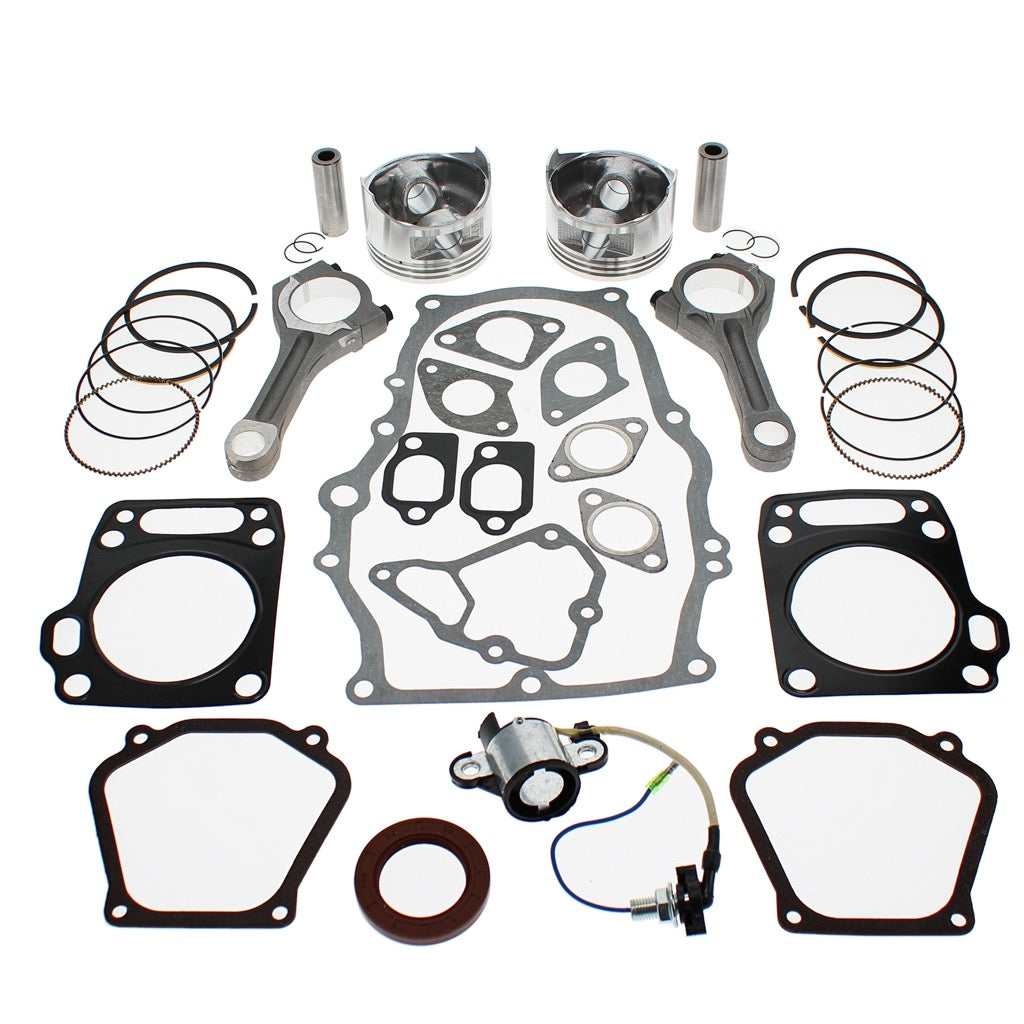 Piston Kit, Connecting Rod, Gasket Kit fits Honda GX610, GXV610, GX620 ...